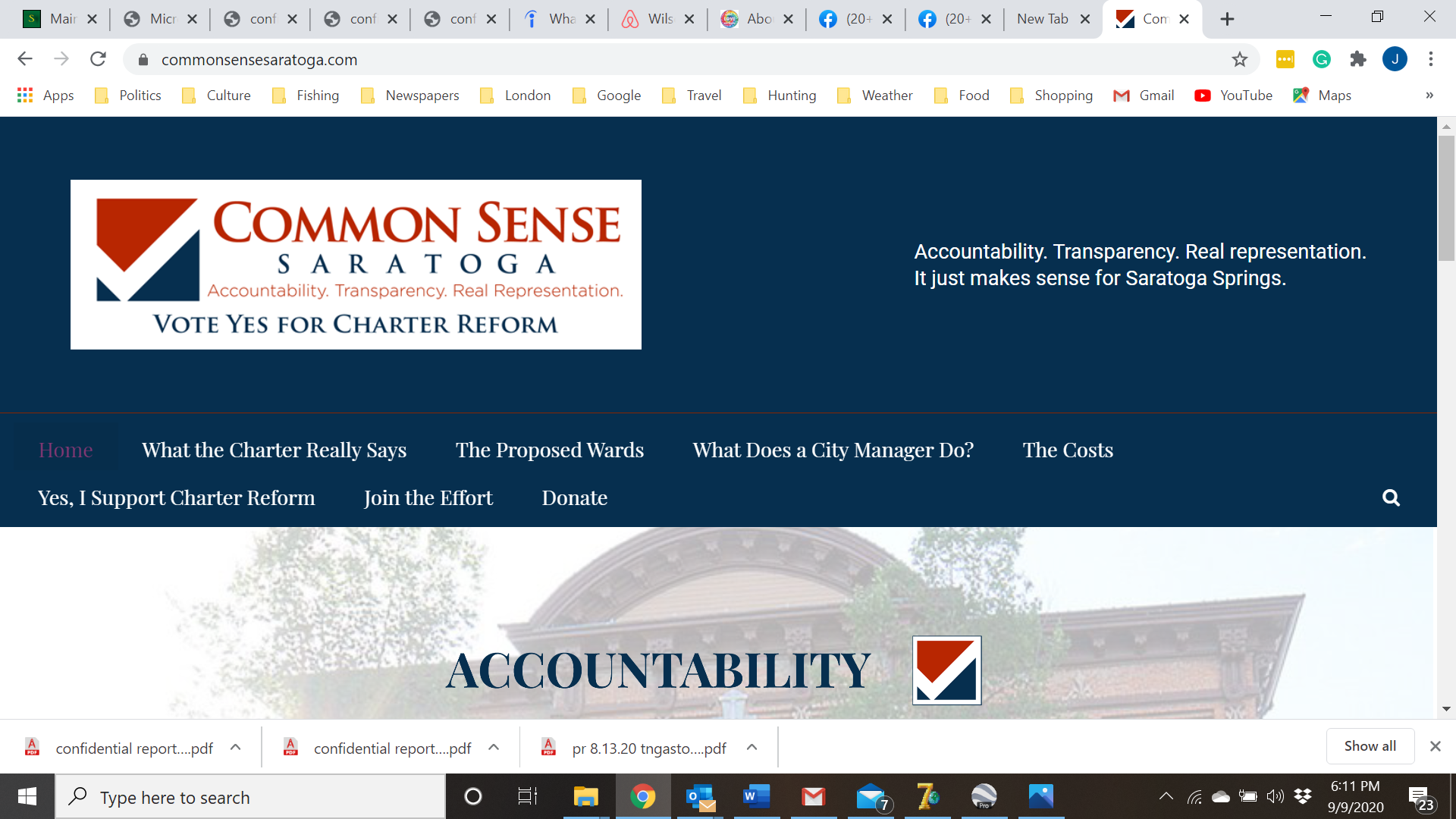 So Who Are the Leaders of the Pro-Charter Change Campaign? – Saratoga ...